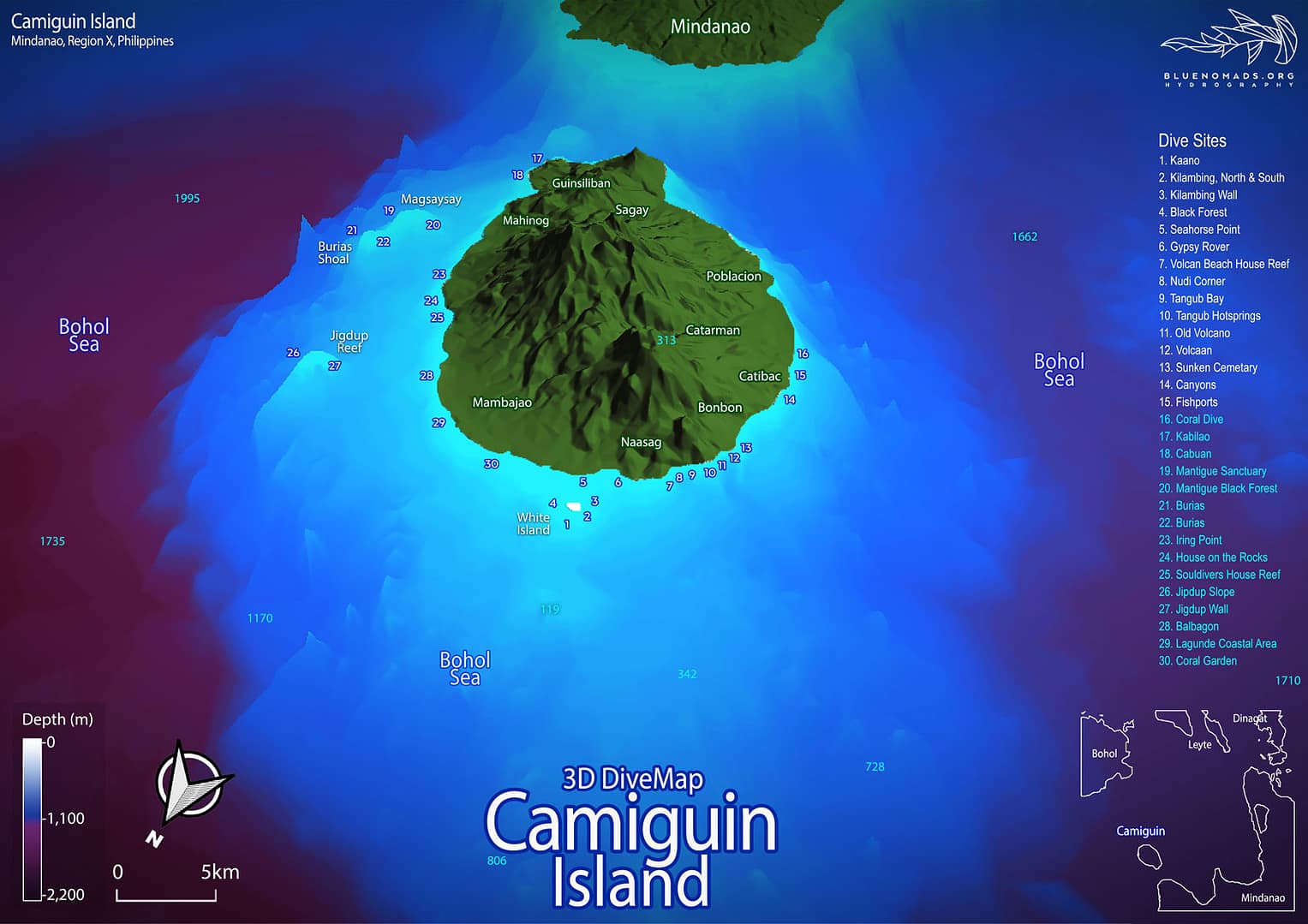 Open Ocean Maps | BlueNomads.Org Hydrography